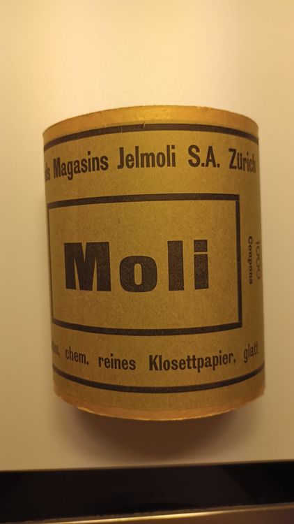 Antikes Klosettpapier MOLI Grans Magsins Jelmoli Zürich | Kaufen auf ...