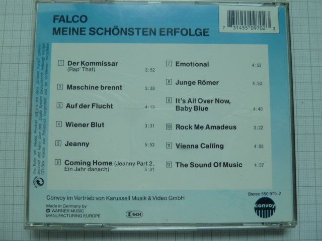 FALCO - Meine schönsten Erfolge (vergriffen) (Gebraucht) in Au ZH für CHF 1.85 – mit Lieferung ...
