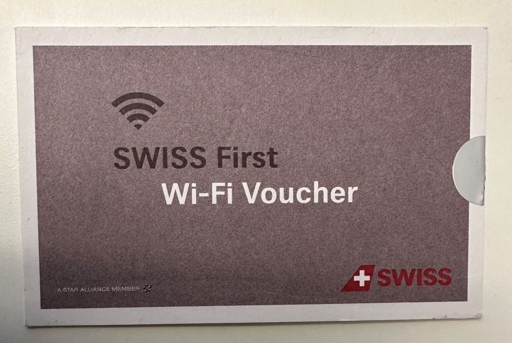 Swiss WIFI Internet Voucher für eine ganze Flug, Wert 35 CHF (Neu und ...