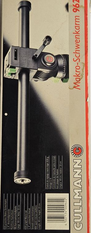 Cullmann Makro-Schwenkarm 962, neuwertig (Gebraucht) in Breitenbach für ...