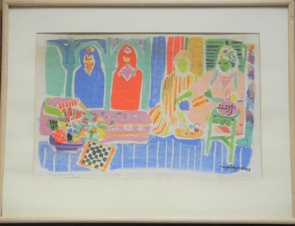 BEZOMBES Roger 1913-1994 Le thé au harem 1954 (Gebraucht) in Wünnewil ...