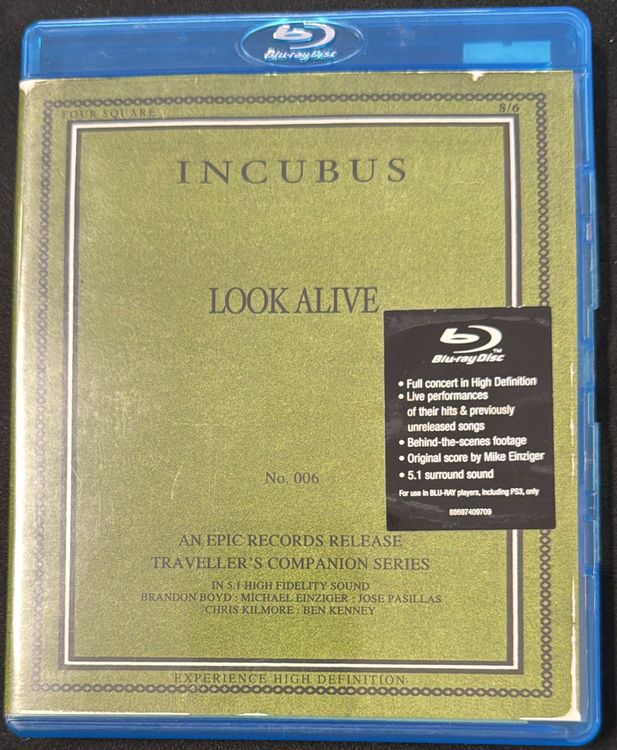 INCUBUS LOOK ALIVE BLU-RAY | Kaufen auf Ricardo