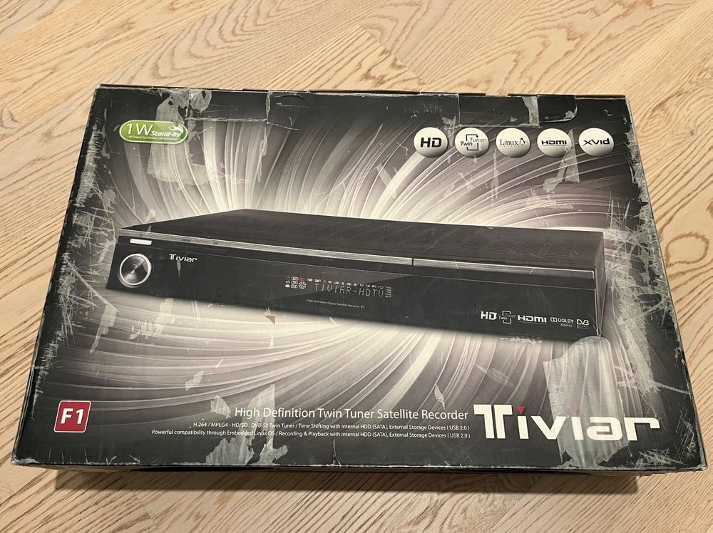 TRIVAR F1 High Definition Twin Tuner Satellite Recorder (Gebraucht) in ...