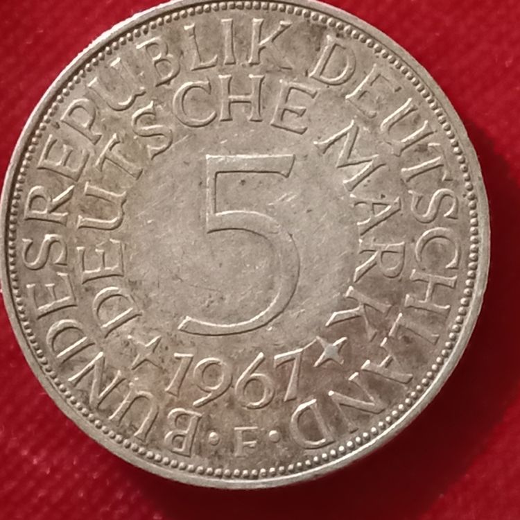 5 Mark Germany 🇩🇪 1967 (Gebraucht) in Pully für CHF 10 – mit Lieferung auf Ricardo kaufen
