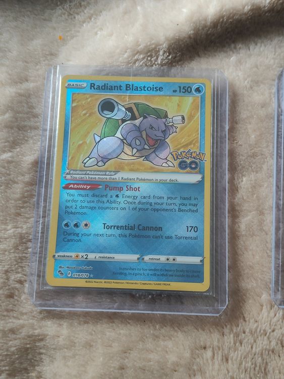 PGO 018 Radiant Blastoise EN Pokemon GO | Kaufen auf Ricardo