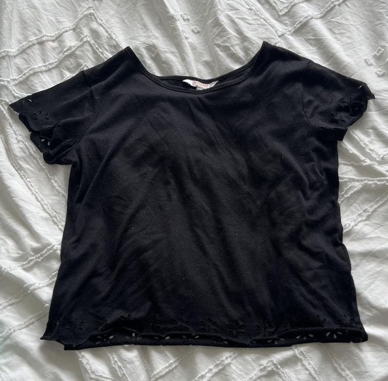 Schwarzes Basic T-Shirt | Kaufen auf Ricardo