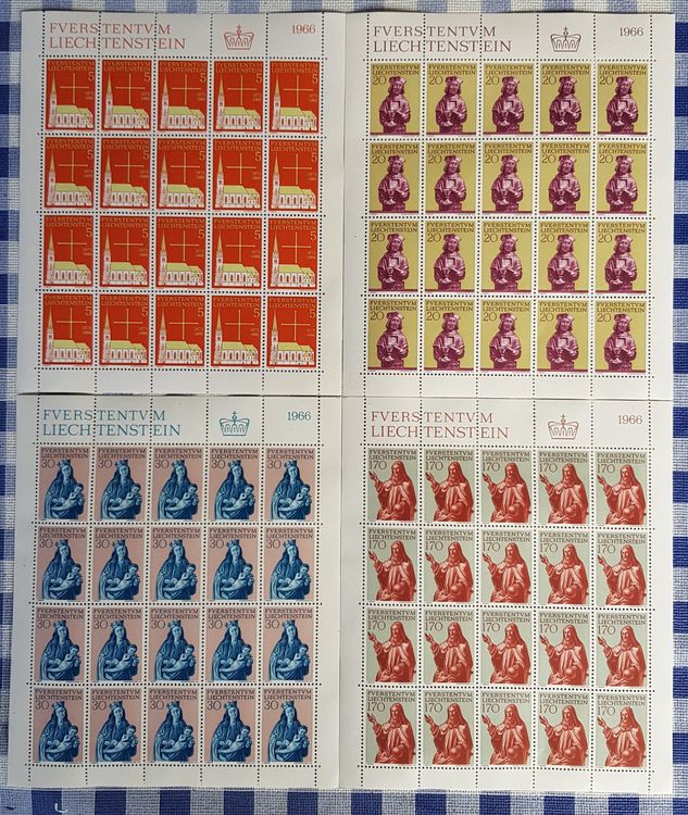 Briefmarken Fürstentum Lichtenstein Postfrisch 1966 (Neu (gemäss Beschreibung)) in Marbach LU ...