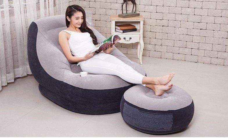 Ihr aufblasbarer Sessel und Hocker TOP (Neu und originalverpackt) in ...