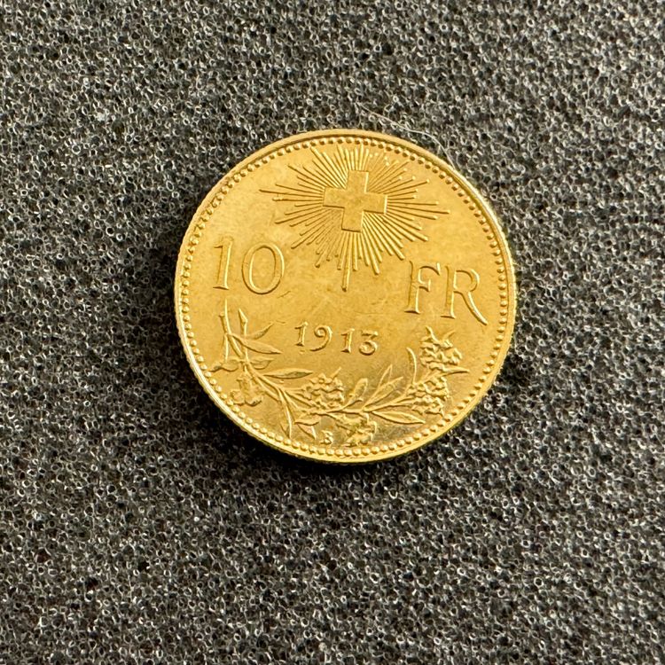 10 Franken Gold Vreneli 1913 | Kaufen auf Ricardo