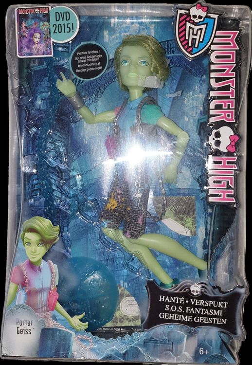 Monster High HAUNTED * Porter Geiss (Neu und originalverpackt) in ...