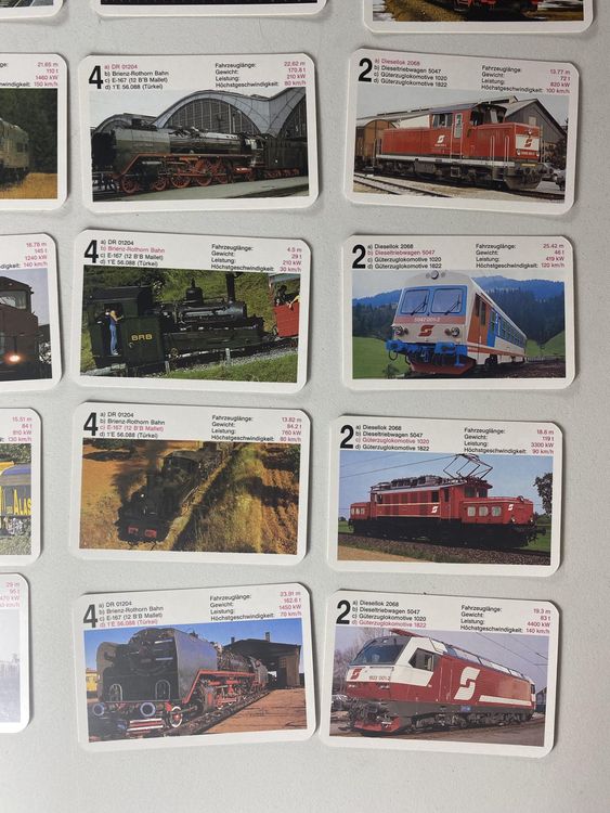 Neu NOS Piatnik 4240 Quartett Mega Trumpf Zugtiere Loks | Kaufen auf Ricardo