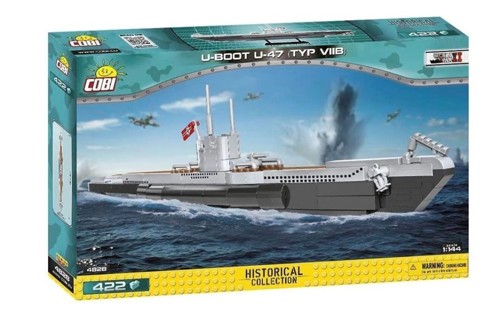 COBI 4828 - U-Boot U47 Typ VII B / 422 p (Neu und originalverpackt) in ...