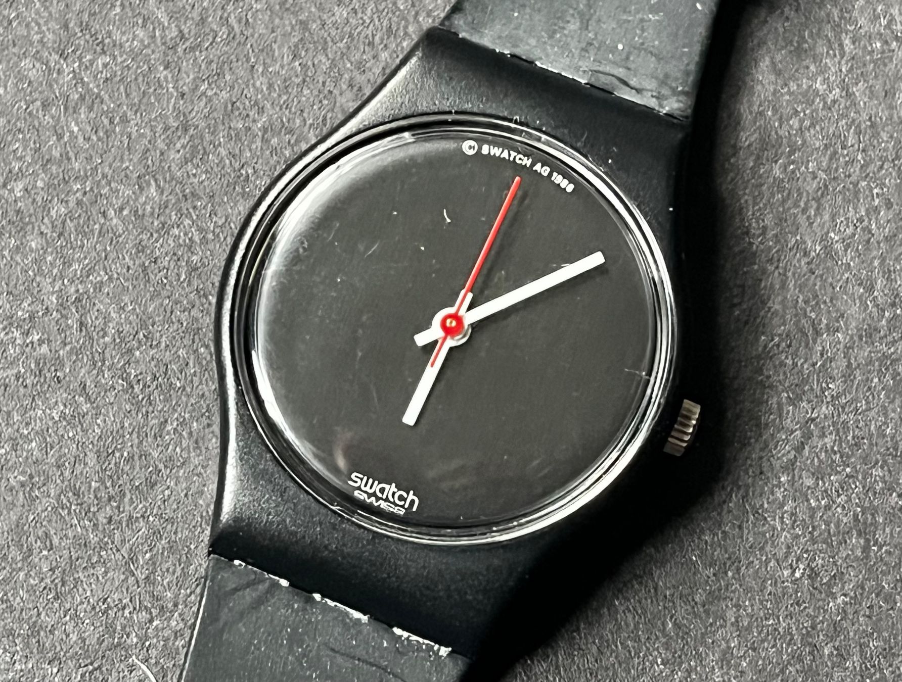 Swatch Lady Black Pearl LB114 1987 selten - Dummy (Neu (gemäss ...