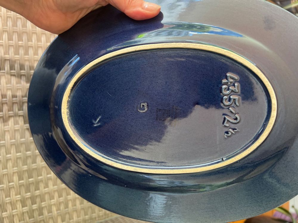 Gmundner Keramik Platte Oval gross | Kaufen auf Ricardo