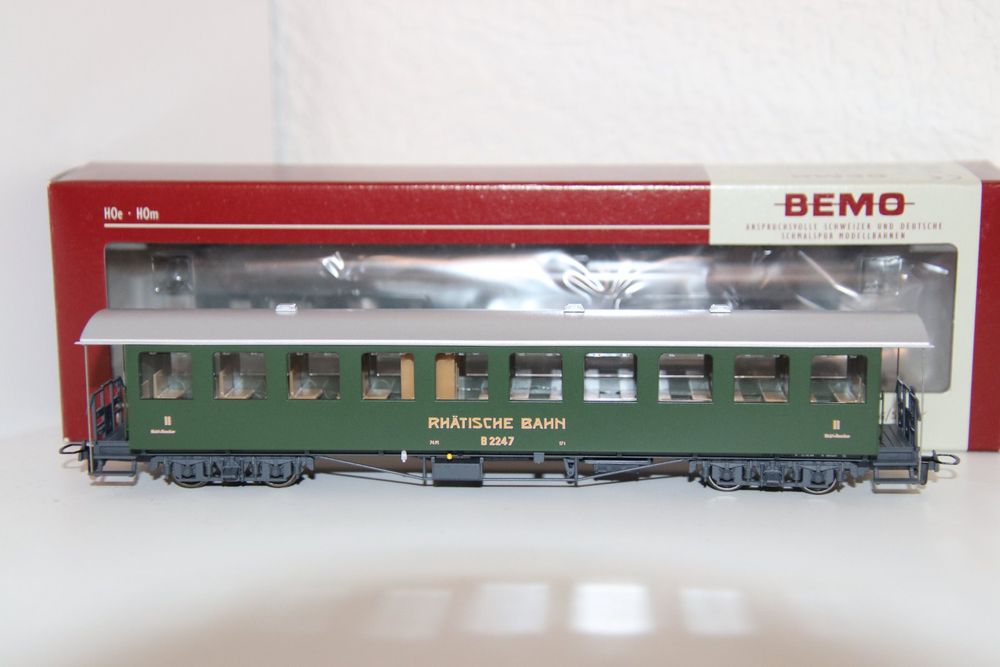 BEMO 3235 147 - RhB B 2247 Nostalgie-Plattformwagen | Kaufen auf Ricardo