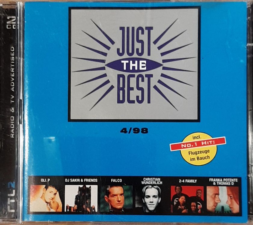 Just The Best Vol. 4-98, 2CD Hit Compilation Sampler 1998 | Kaufen auf Ricardo