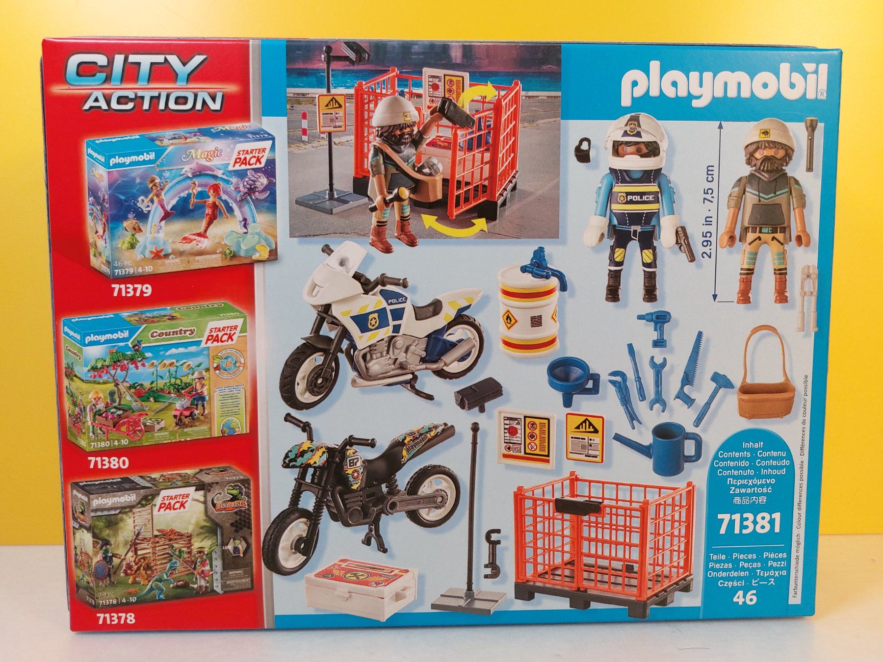 PLAYMOBIL 71381 Polizei City Action inkl. 2x Motorrad NEU (Neu und originalverpackt) in St ...