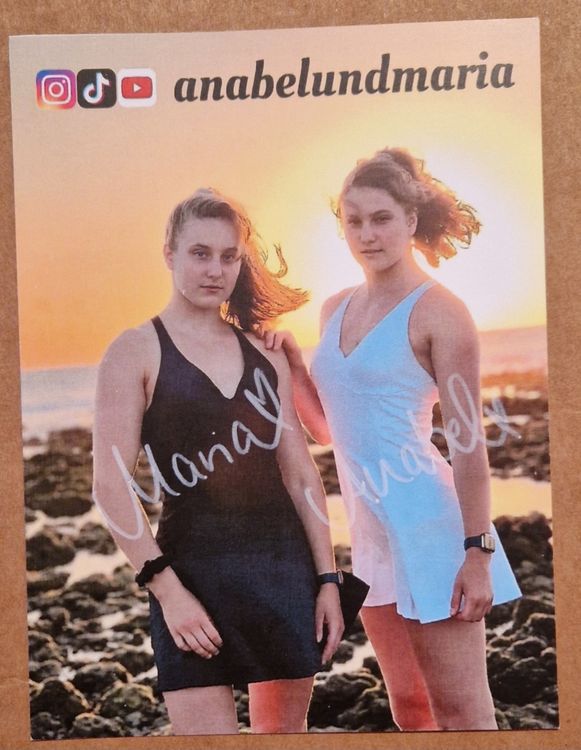 Anabel und Maria Glocker - handsigniert | Kaufen auf Ricardo Anabel und Maria Glocker - handsigniert | Kaufen auf Ricardo