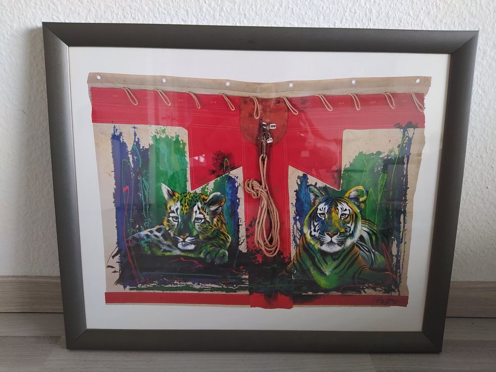 Rolf Knie Bild "Leopard und Tiger" (Gebraucht) in Wittenbach für CHF 1 – nur Abholung auf ...