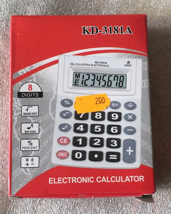KD-3181A Electronic Calculator Calculatrice Taschenrechner | Kaufen auf ...