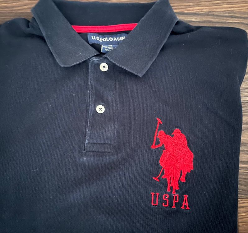 Original „U.S Polo Assn“ Poloshirt, Gr.M, dunkelblau | Kaufen auf Ricardo