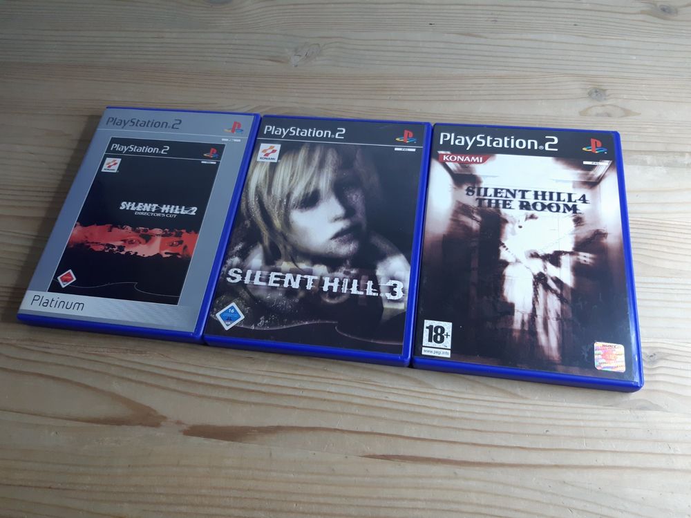 Silent Hill 2 + 3 + 4 The Room / 3 PS2 Survival Horror Games (Gebraucht ...