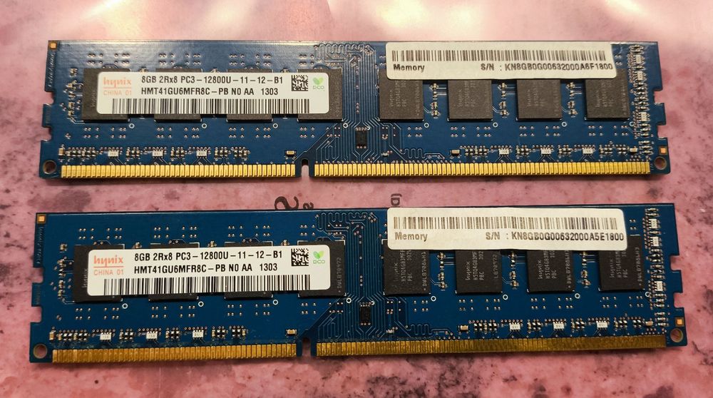 🔥Hynix 2 x 8 GB Memory, 1600MHz, Dual-Channel, 1A Zustand🔥 (Gebraucht ...