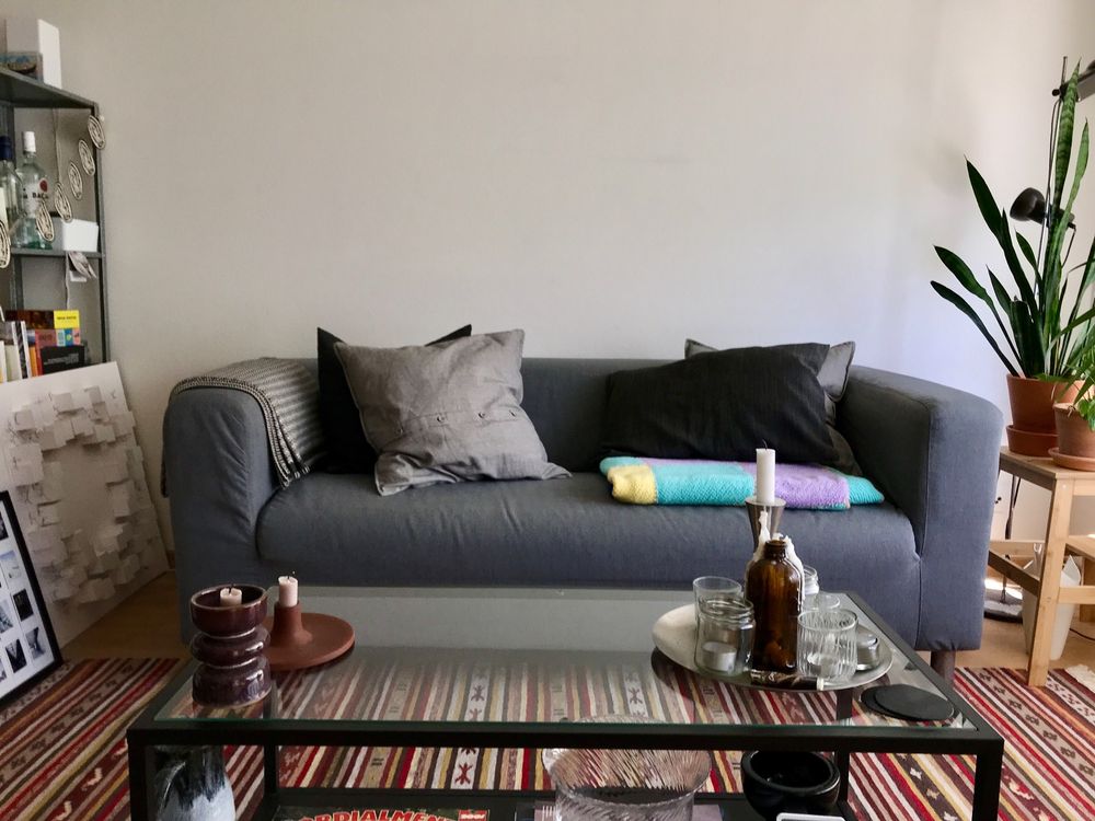 KLIPPAN 2er-Sofa, Vissle grau (Gebraucht) in Zürich für CHF 25 – nur Abholung auf Ricardo kaufen