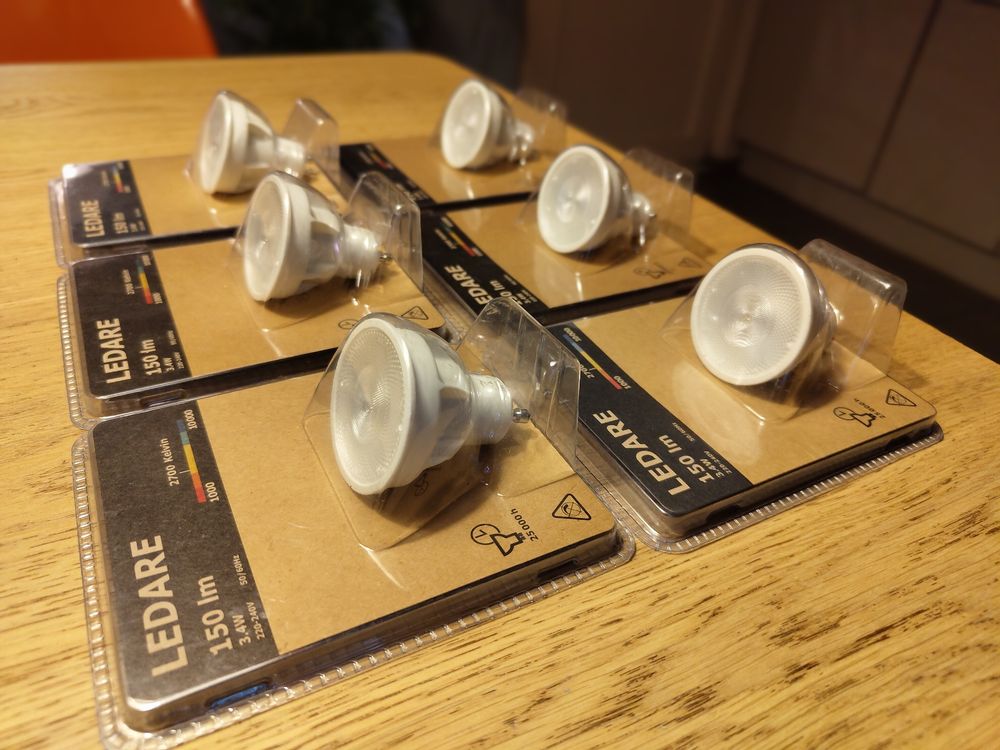 6x IKEA LEDARE LED-Spots GU10 NEU+OVP (Gebraucht) in für CHF 1 – nur ...