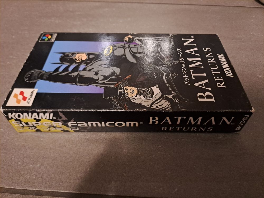Batman Returns Super Famicom OVP SHVC-BJ Konami Nintendo (Gebraucht) in ...