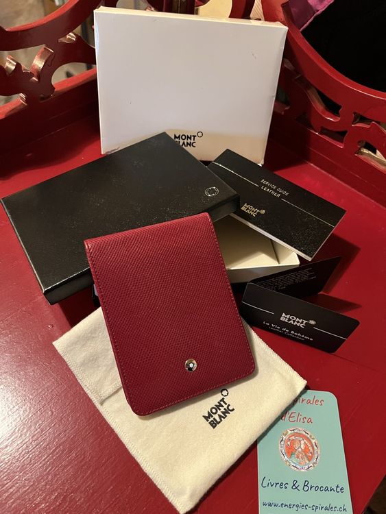 Montblanc carnet de note cuir neuf | Kaufen auf Ricardo
