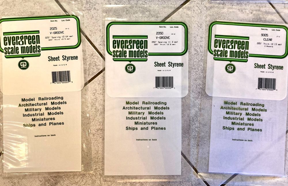 EVERGREEN lot de plaques blanche neuf | Kaufen auf Ricardo