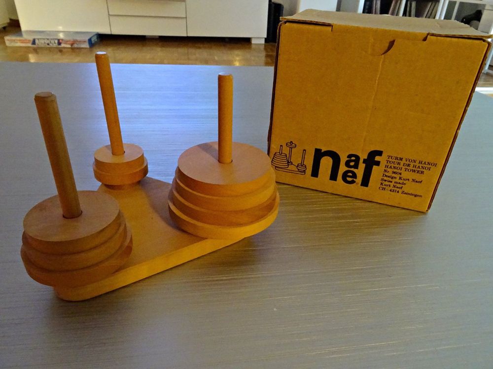Naef "Turm von Hanoi" Kurt Naef Nr. 9604 | Kaufen auf Ricardo