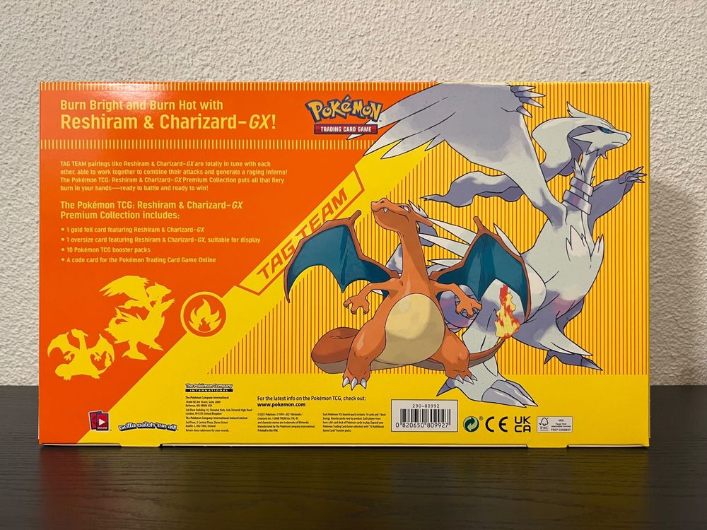 Pokemon Reshiram & Charizard GX Premium Collection EN | Kaufen auf Ricardo