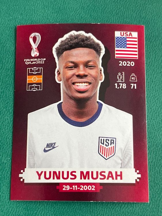 Panini WM22 USA 15 (Gebraucht) in Glattbrugg für CHF 0.3 – mit Lieferung auf Ricardo kaufen