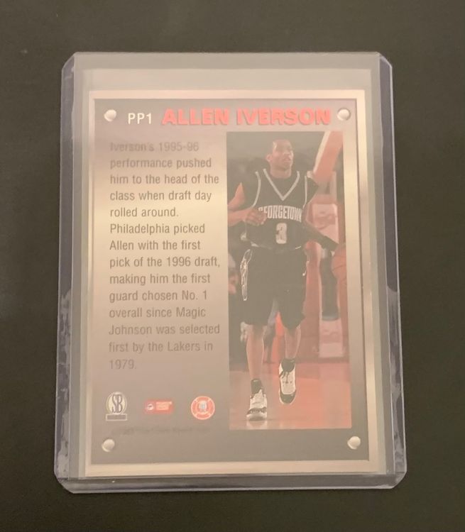 NBA Allen Iverson Pure Performance Card (Neu (gemäss Beschreibung)) in ...