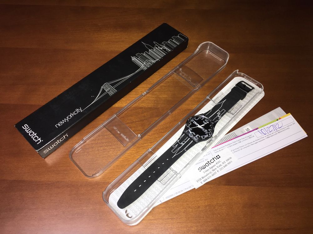 Swatch LINES IN THE SKY - New York - Full Set NEW Ungetragen (Neu ...