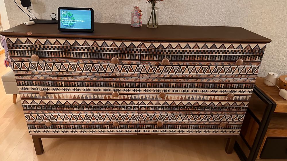 Kommode Vintage Muster (Gebraucht) in Embrach für CHF 40 – nur Abholung auf Ricardo kaufen