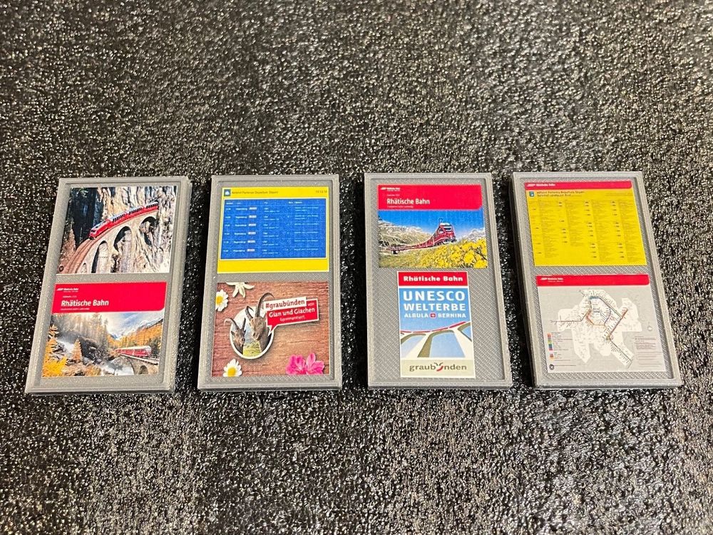 4 x Rhb Bahnhof Zeichen-SPUR G - Wand version (Neuf (Voir description)) à Torricella pour CHF 26 ...