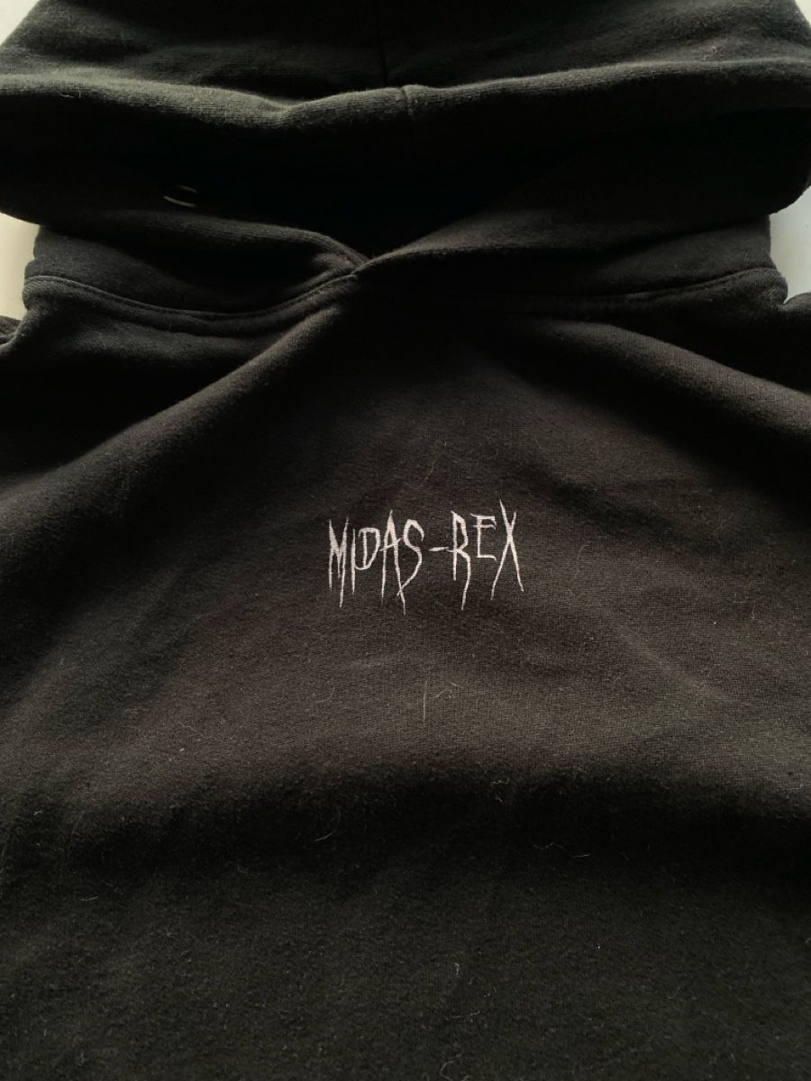 Schwarzer Midas Rex Hoodie "Arcade the Brain" Grösse M (Gebraucht) in ...