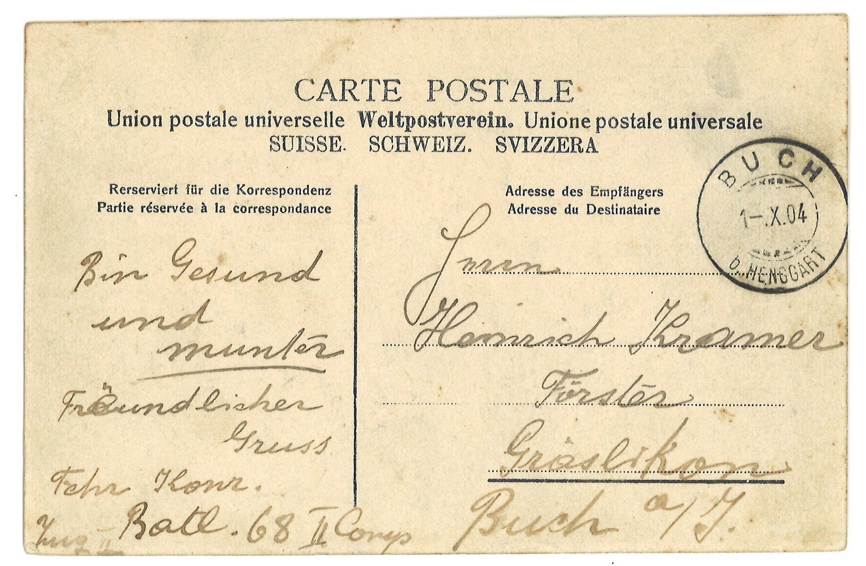 OBERGLATT ZH 1904 mit Holzbrücke (Gebraucht) in Rothrist für CHF 25 – mit Lieferung auf Ricardo ...