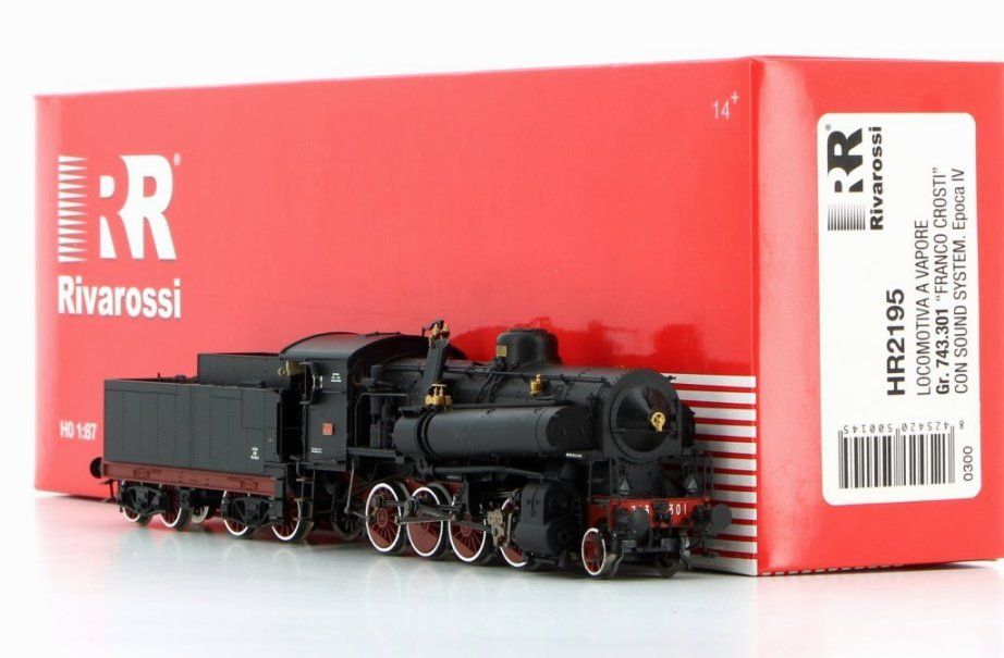 Rivarossi H0 HR 2195 Lok FS Gr.743 "Franco Crosti" mit Sound | Kaufen auf Ricardo