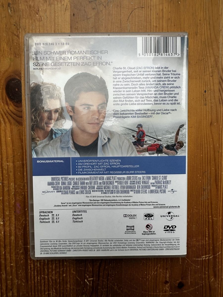 Wie durch ein Wunder DVD mit Zac Efron, Top Zustand! (Gebraucht) in ...