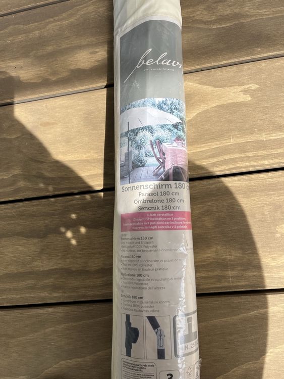 Belavi Parasol 180cm, White - Stay Cool This Summer! (Neu (gemäss ...