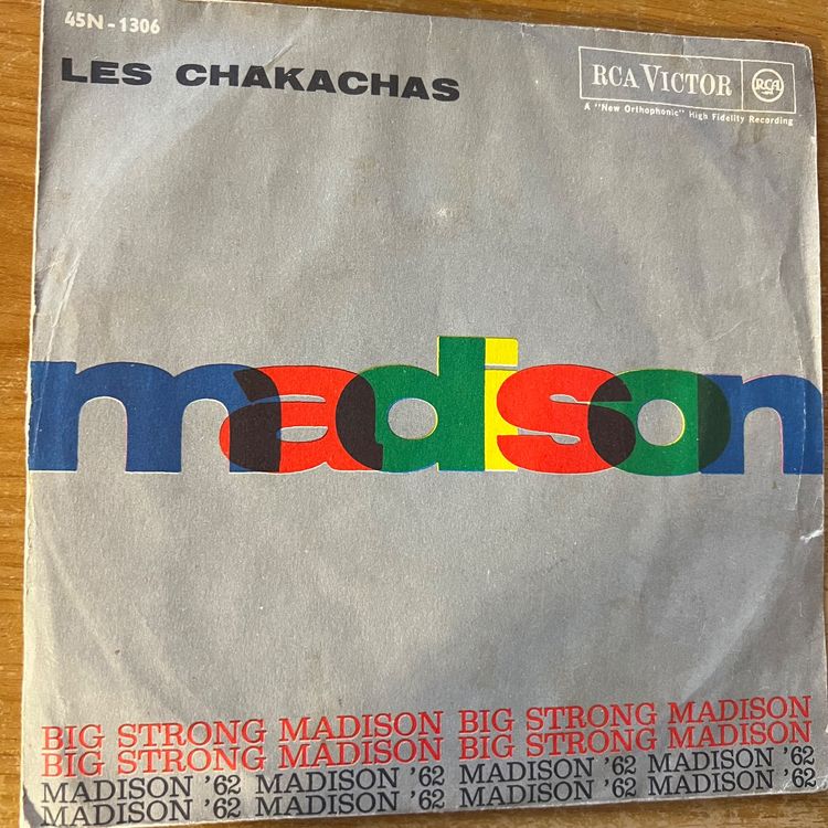 Les Chakachas - Big Strong Madison / 1. Italy-Press. 1962 (Gebraucht ...