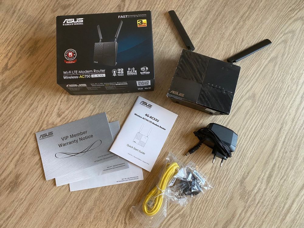 Asus Wi-Fi LTE Modem Router 4G-AC53U | Kaufen auf Ricardo