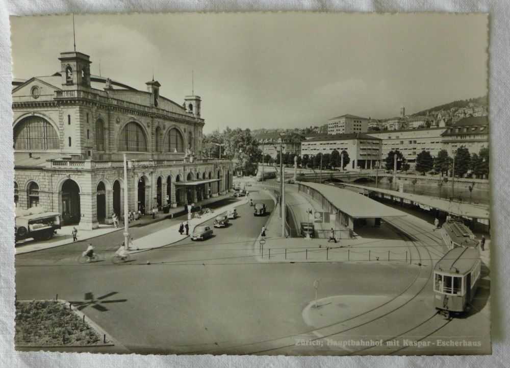 AK ZÜRICH HB, Traminsel, Tram, Unterführung, Oldtimer (Gebraucht) in Wallisellen für CHF 6 – mit ...