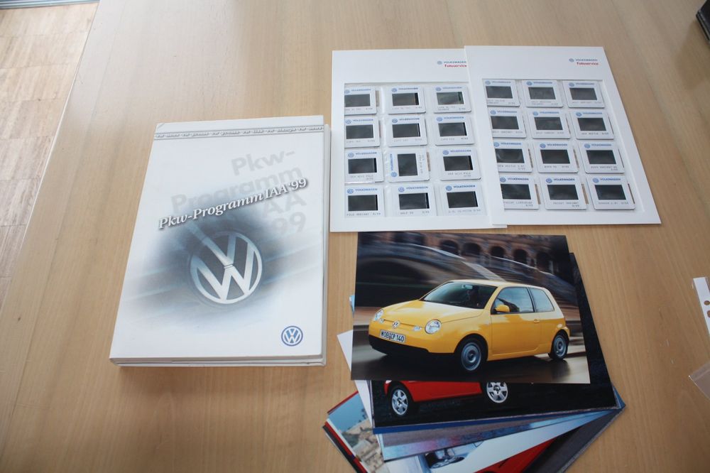 VW Pressemappe IAA 1999 mit Dias und Fotos Modelljahr 2000 (Gebraucht ...
