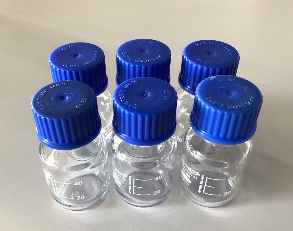50ml Schott Flaschen (x6) | Kaufen auf Ricardo