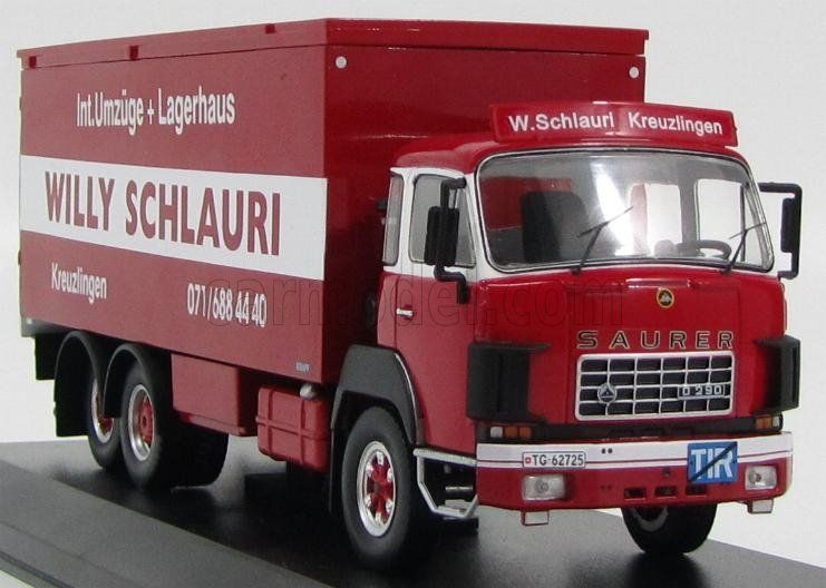 Saurer D 300F LKW Kofferaufbau 1978 "Willy Schlauri Trans- (Neu und ...
